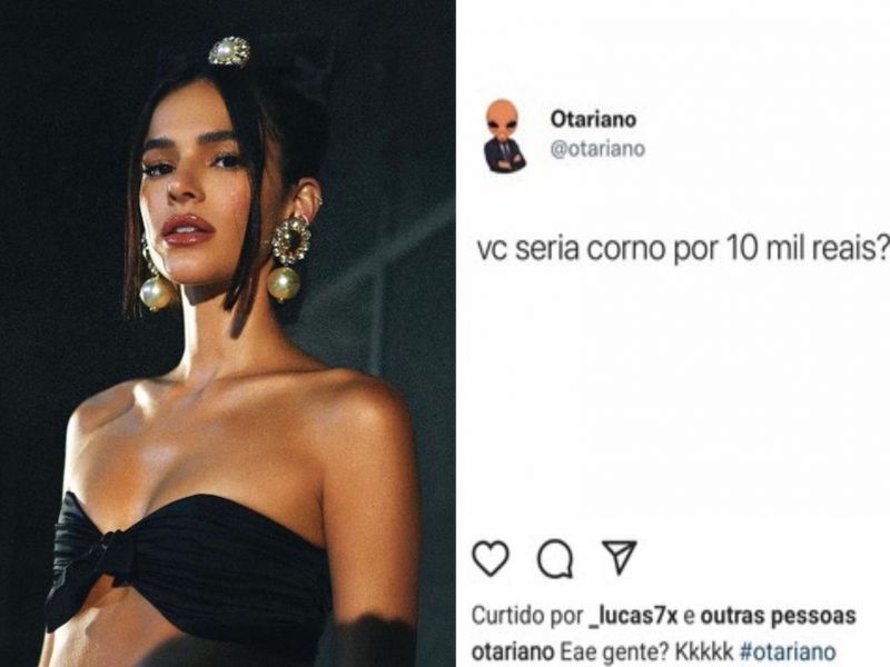 Bruna Marquezine responde se aceitaria ser traída por R$ 10 mil: Bruna Marquezine responde se aceitaria ser traída por R$ 10 mil: